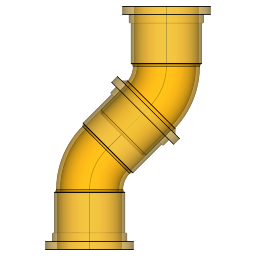 ดาวน์โหลดฟรีโมเดล 3 มิติ ท่อและข้อต่อ PP-Brown