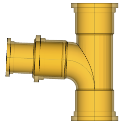 ดาวน์โหลดฟรีโมเดล 3 มิติ ท่อและข้อต่อ PP-Brown